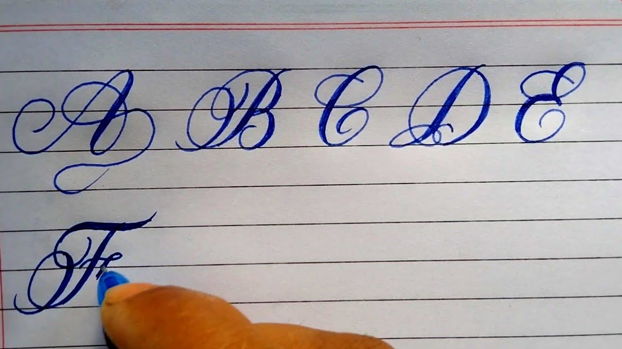 Fancy Calligraphy font style | Calligraphy for begineers - YouTube