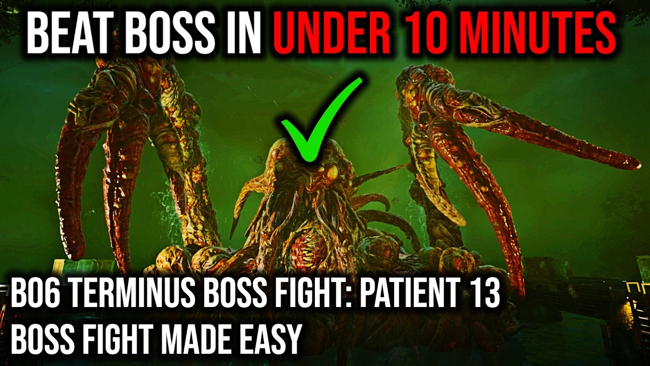 EASY BOSS FIGHT GUIDE - Black Ops 6 Zombies "Terminus" Patient 13 Final ...