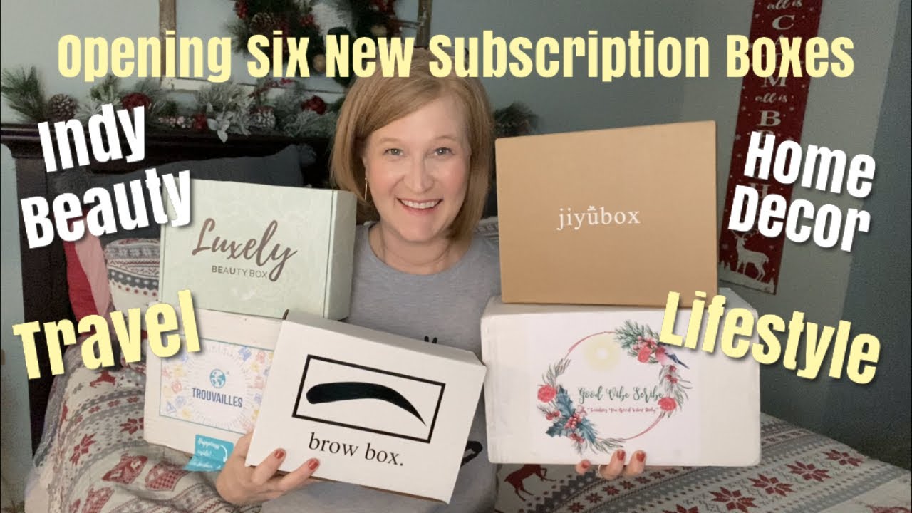 Opening 6 New Subscription Boxes | December 2020 | ⭐️2 Brand New Box ...