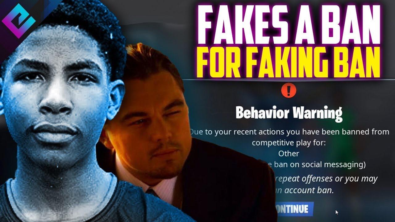 UnknownxArmy FAKES a Ban for Faking a Ban for Cheating - YouTube