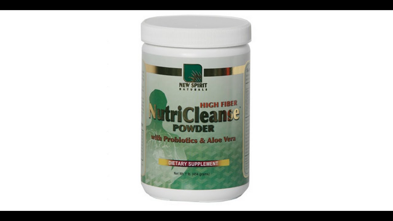 Nutri-cleanse, High Fiber, Nutritional Support for Colon Health - YouTube