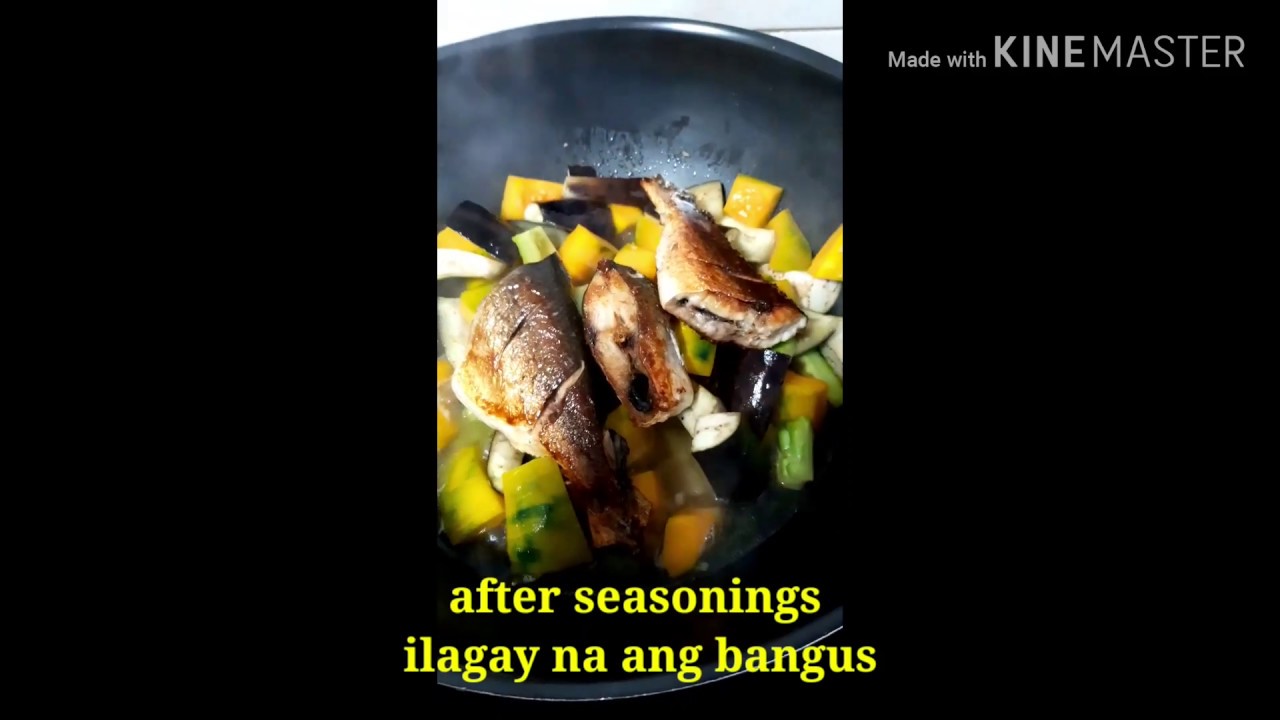 Gulay with fried fish - YouTube