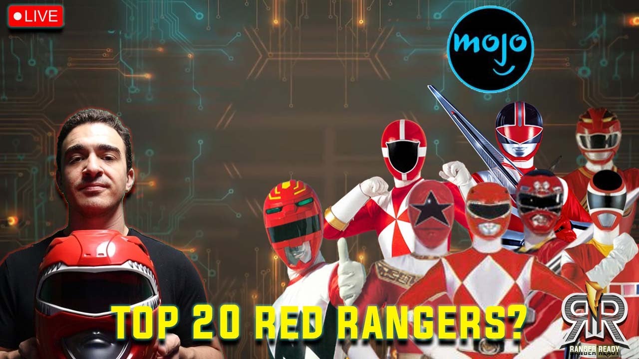 Ranger Ready VS Watch Mojo Top 20 Red Rangers | Ranger Ready Live - YouTube