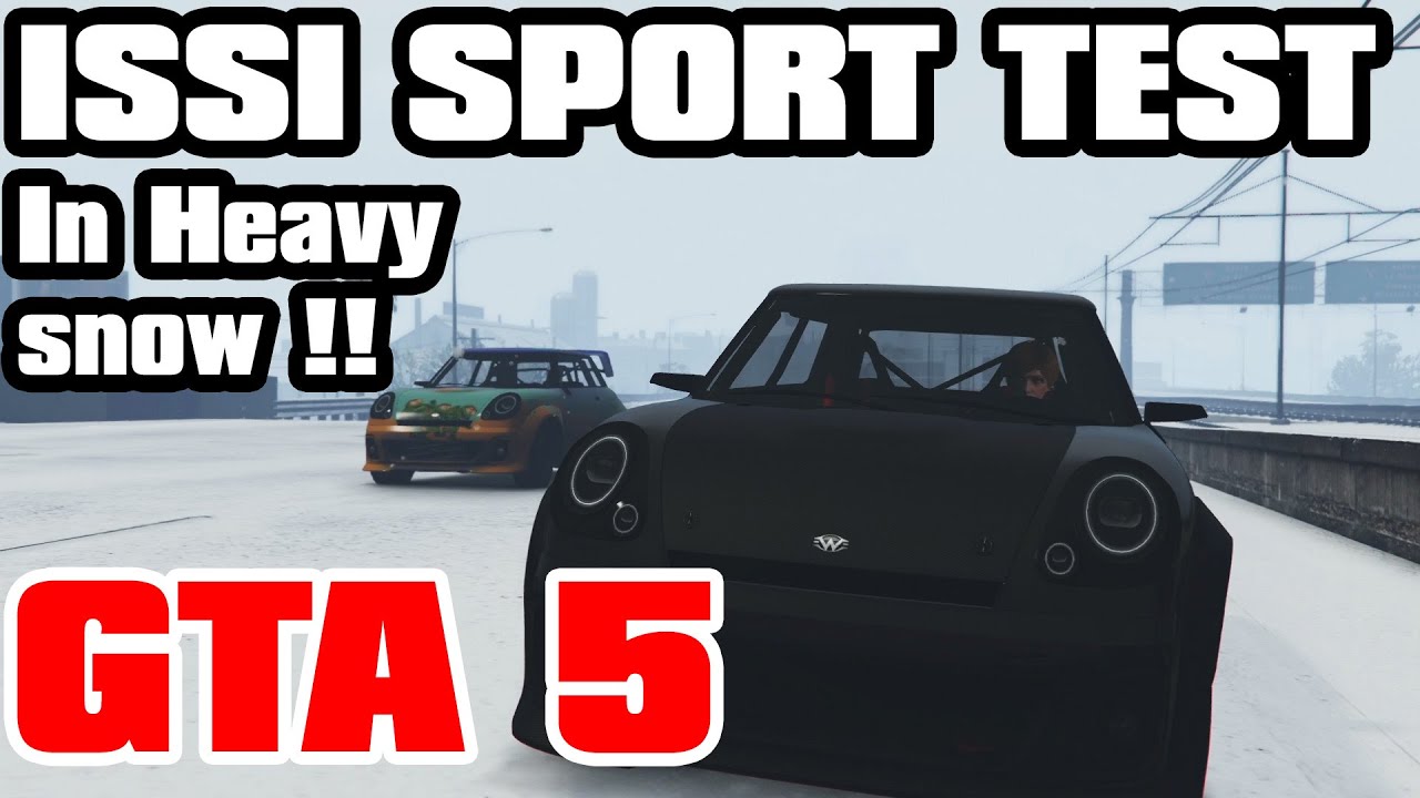 Issi Sport race test in heavy snow GTA 5 online open lobby - YouTube