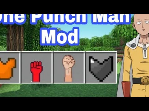 របៀបដាក់ Mod one Punch Man mod how to Do one Punch man mod minecraft 1. ...