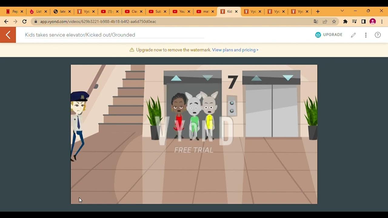 Kids takes service elevator/Gets Kicked Out/Grounded - YouTube