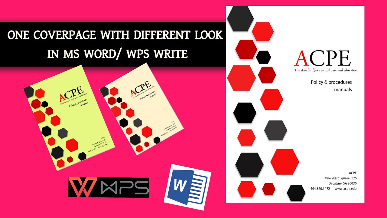 A beautiful coverage design by MS word || Microsoft word || WPS ...