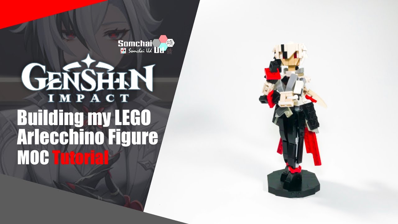 LEGO Genshin Impact Arlecchino Figure MOC Tutorial | Somchai Ud - YouTube