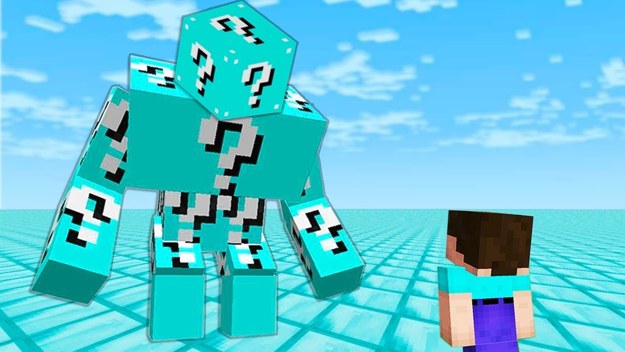 NOOB SURVIVAL in DIAMOND LUCKY BLOCK MUTANT WORLD in MINECRAFT! - YouTube