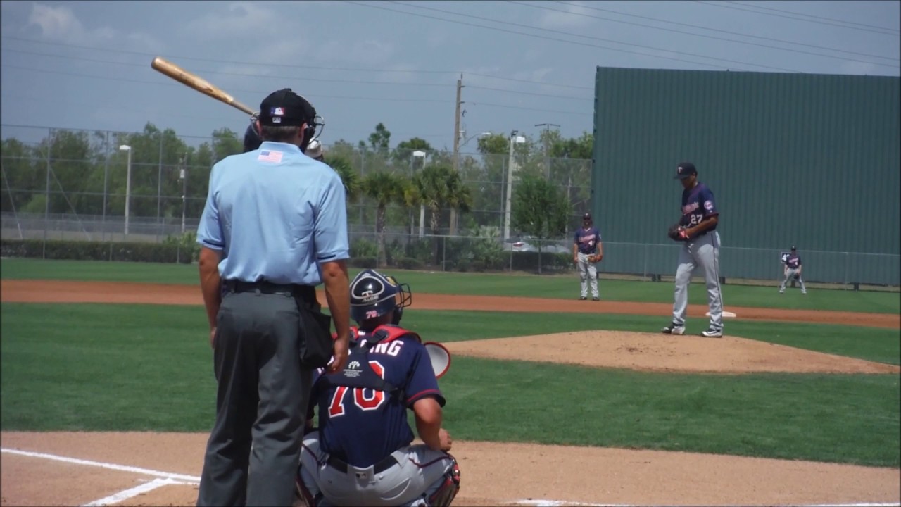 Minnesota Twins RHP prospect Felix Jorge pitching 4/2/17 - YouTube