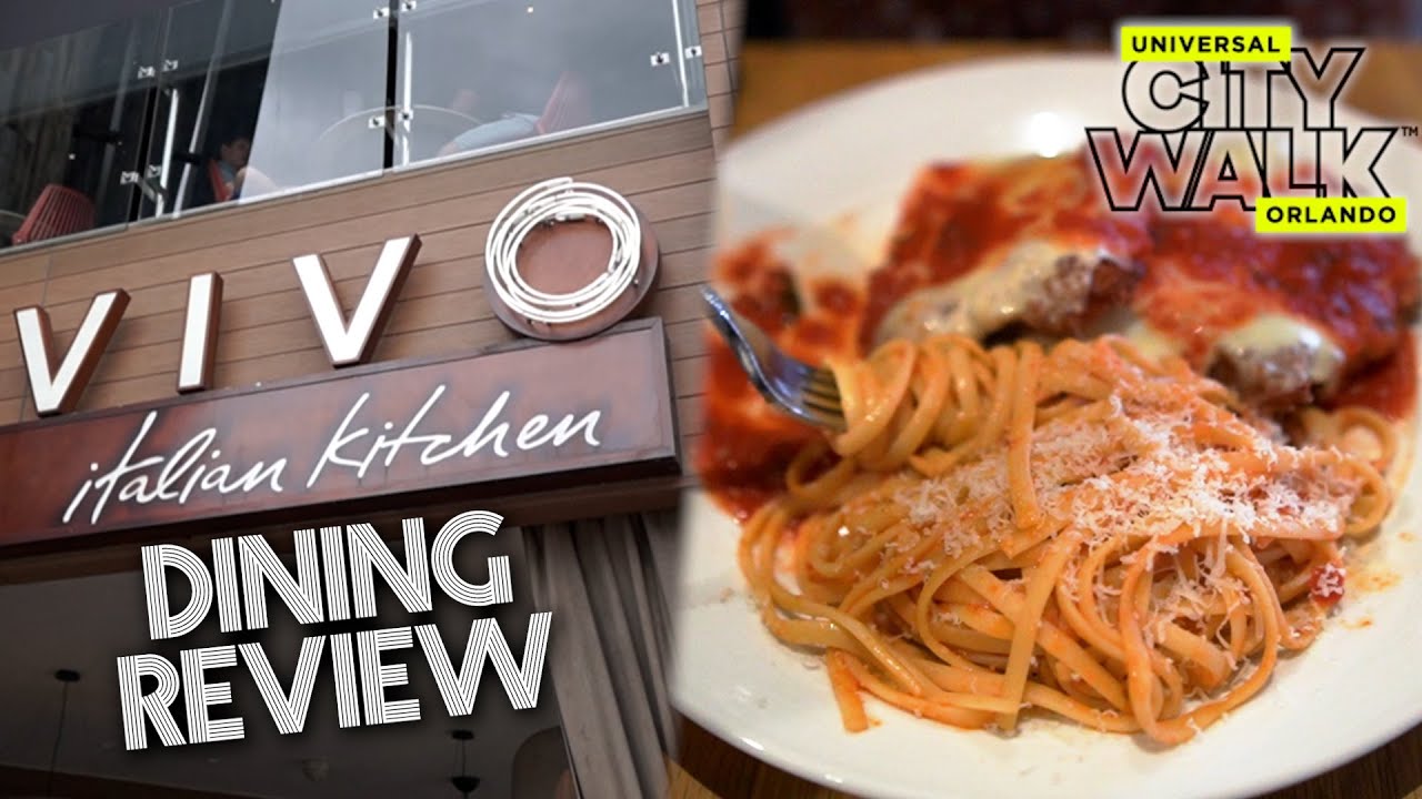 Eating at VIVO Italian Kitchen! 2022 Universal CityWalk Dining Review ...