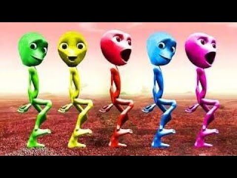 RENKLİ YEŞİL UZAYLI DANSI - AKIMI #greenalien #dametucosita