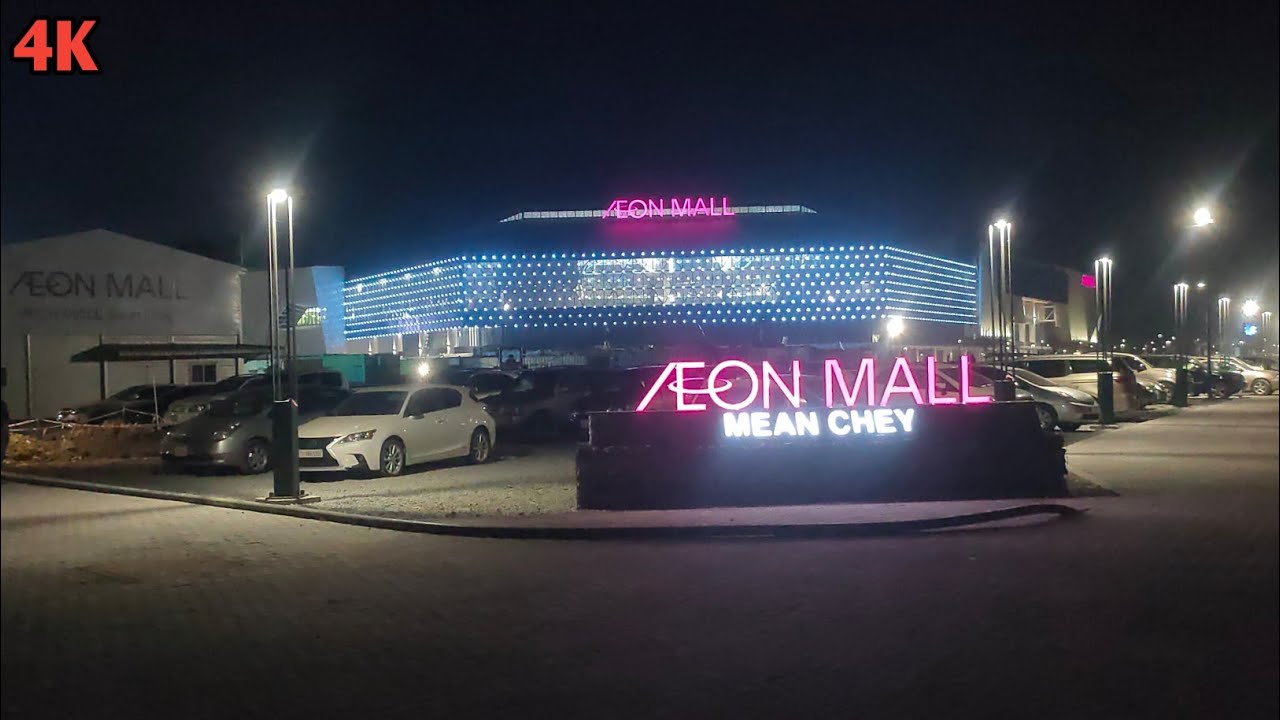 [4K] NIGHT VIEW AEON 3 - SOFT OPENING DAY - YouTube