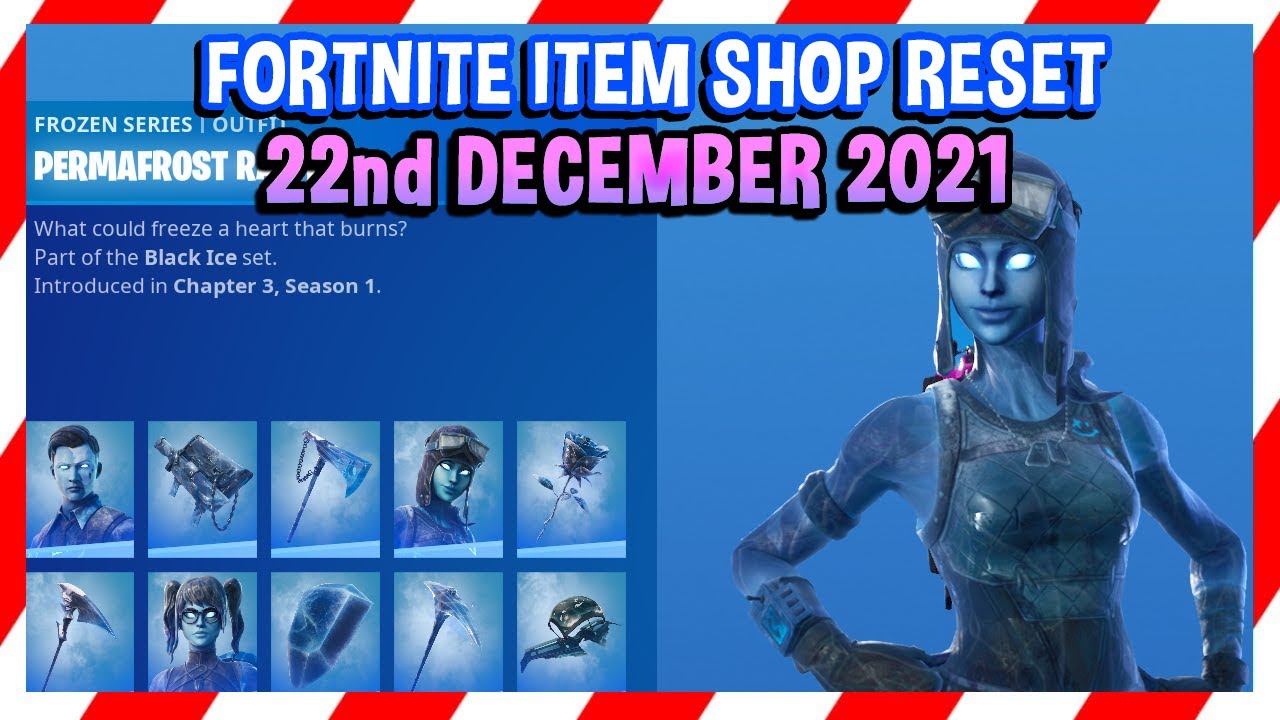 *NEW* BLACK ICE LEGENDS PACK! (Fortnite Item Shop Reset 22nd December ...