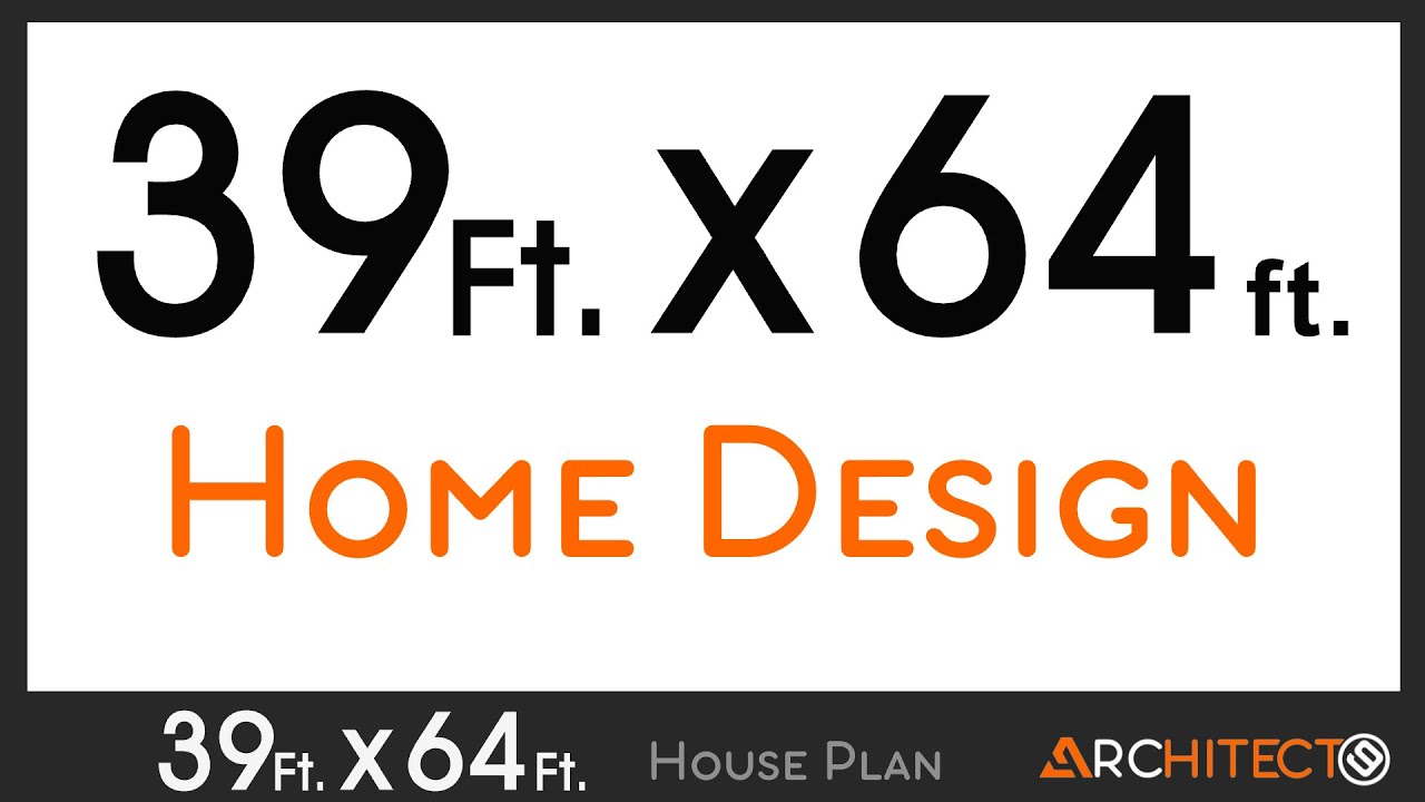 39x64 house design 5 bed rooms house plan II 39 x 64 ghar ka naksha II ...