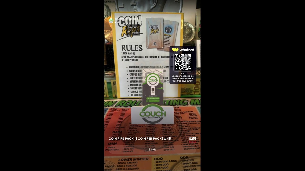 Coin Rips by Couch Collectibles! Coin Packs - YouTube