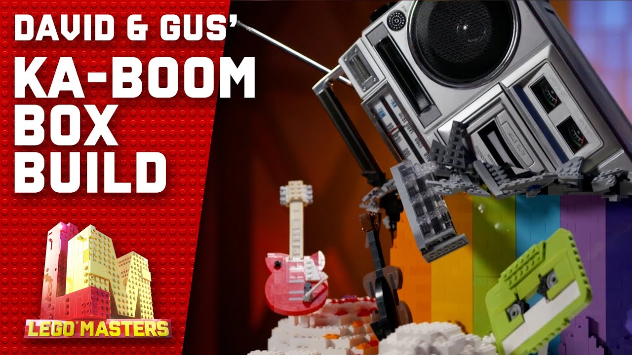 David and Gus' Ka-Boom Box build revealed | LEGO Masters 2021 - YouTube