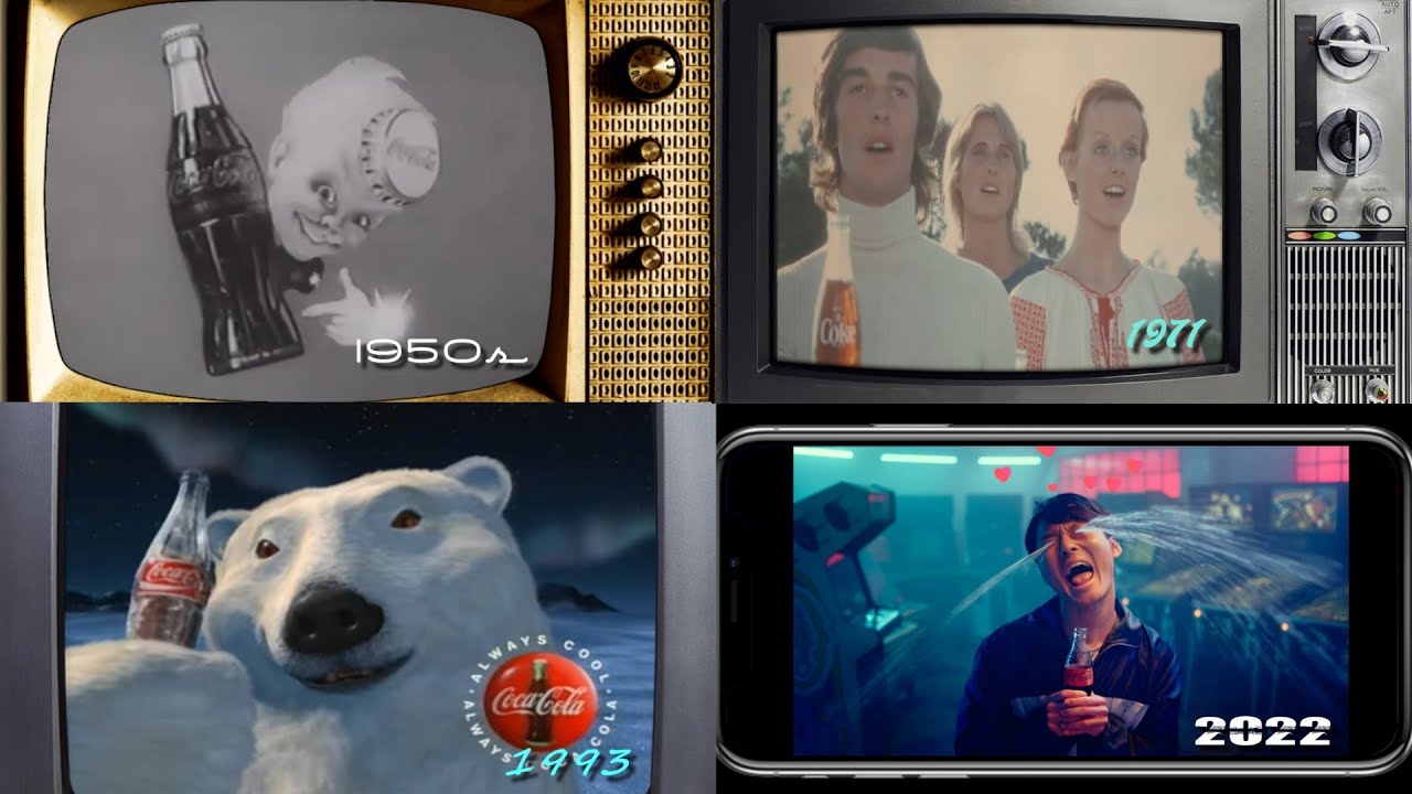 9 Coca-Cola Commercials From 9 Different Decades (1940 - Present) - YouTube