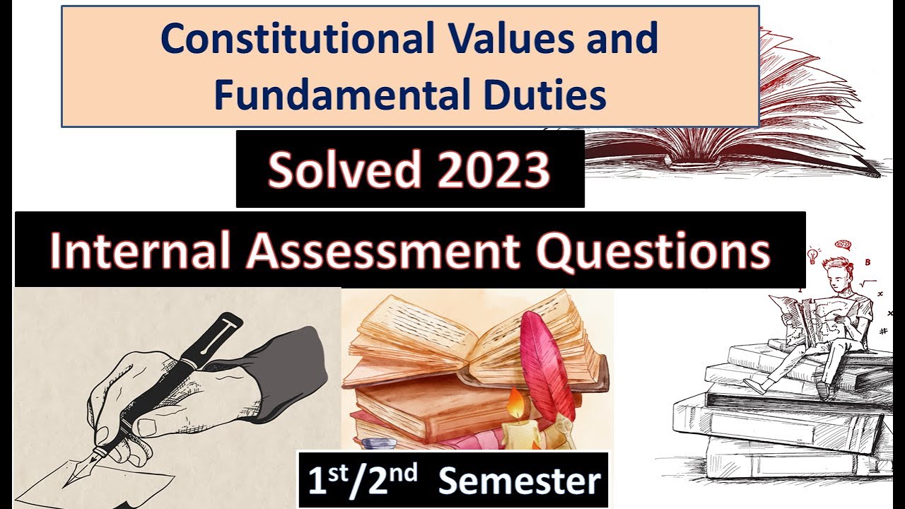 Constitutional Values and Fundamental Duties (VAC) SOLVED Internal ...