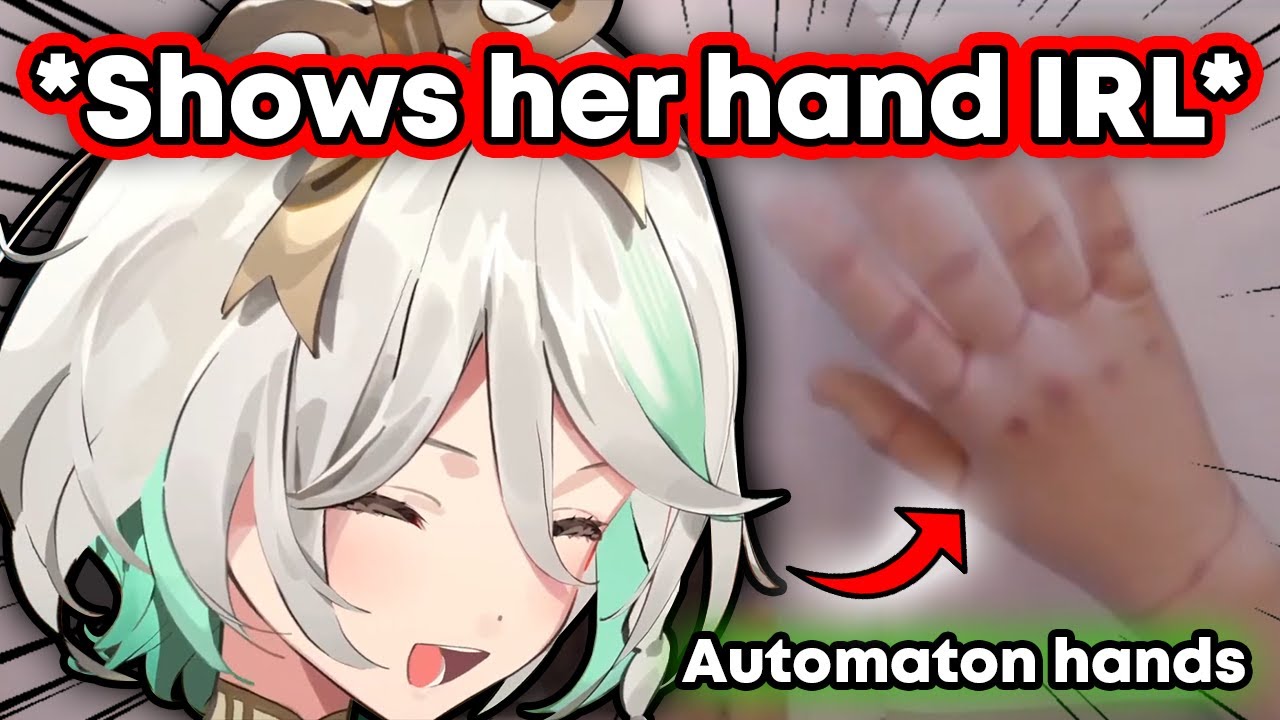 𝗖𝗲𝗰𝗶𝗹𝗶𝗮 𝘀𝗵𝗼𝘄𝘀 𝗵𝗲𝗿 𝗵𝗮𝗻𝗱 𝗜𝗥𝗟 𝗮𝗻𝗱 𝗶𝘁 𝗮𝗹𝘀𝗼 𝗹𝗼𝗼𝗸𝘀 𝗹𝗶𝗸𝗲 𝗮𝗻 𝗔𝘂𝘁𝗼𝗺𝗮𝘁𝗼𝗻【Hololive ...