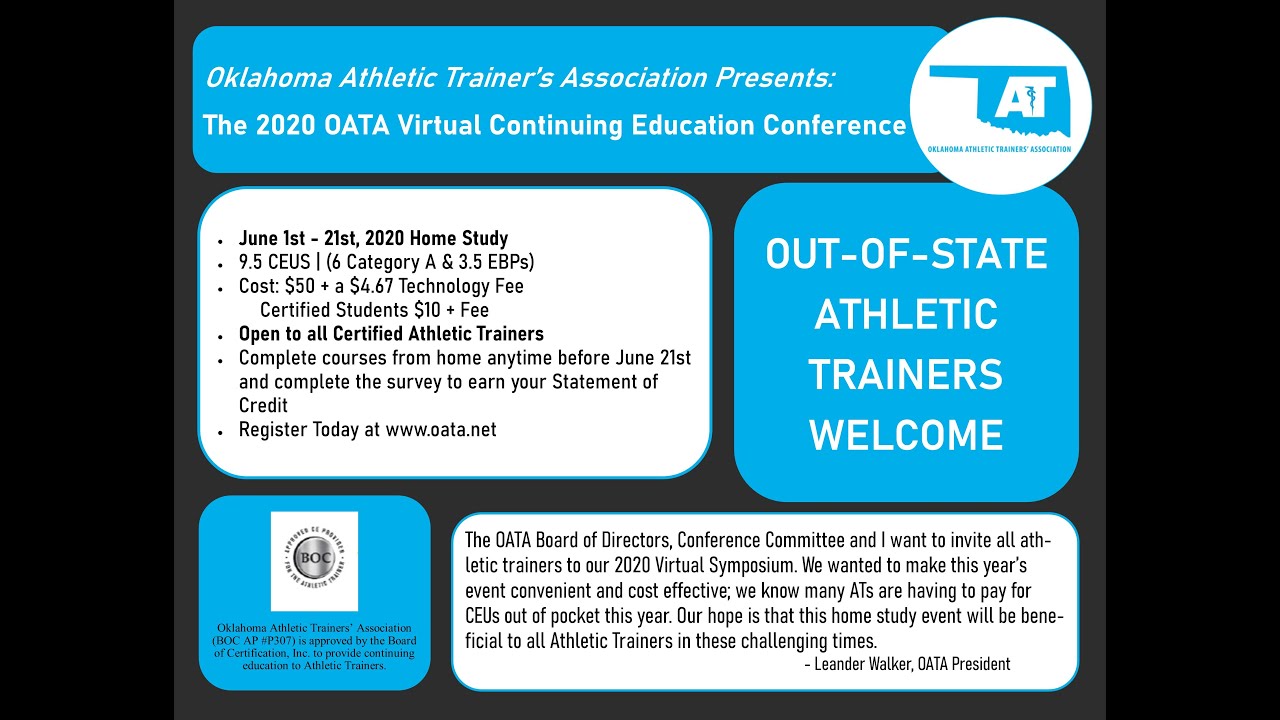 OATA Virtual Meeting - YouTube