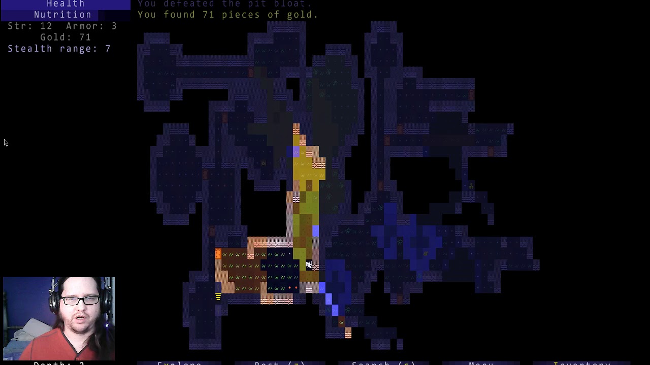 29 Days of Roguelikes - Day 2 - Brogue! One of the best! !roguevent ...