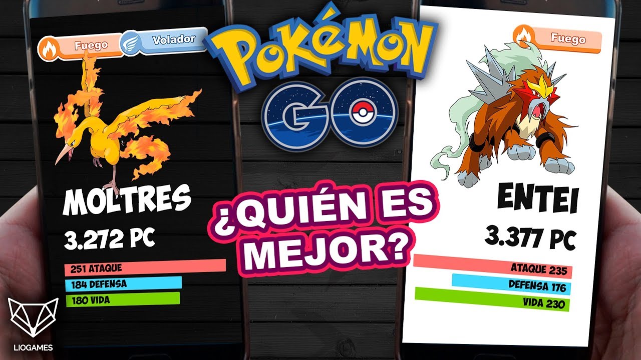 MOLTRES Y ENTEI REGRESAN A POKEMON GO ¡LA MEJOR COMPARATIVA! -Pokemon ...