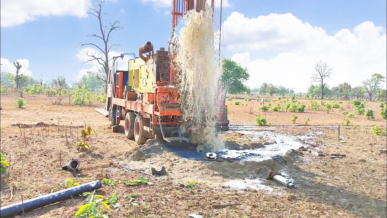 Borewell Drilling - 120 Feet Deep Borewell | 3 Hp Motor in borewell ...