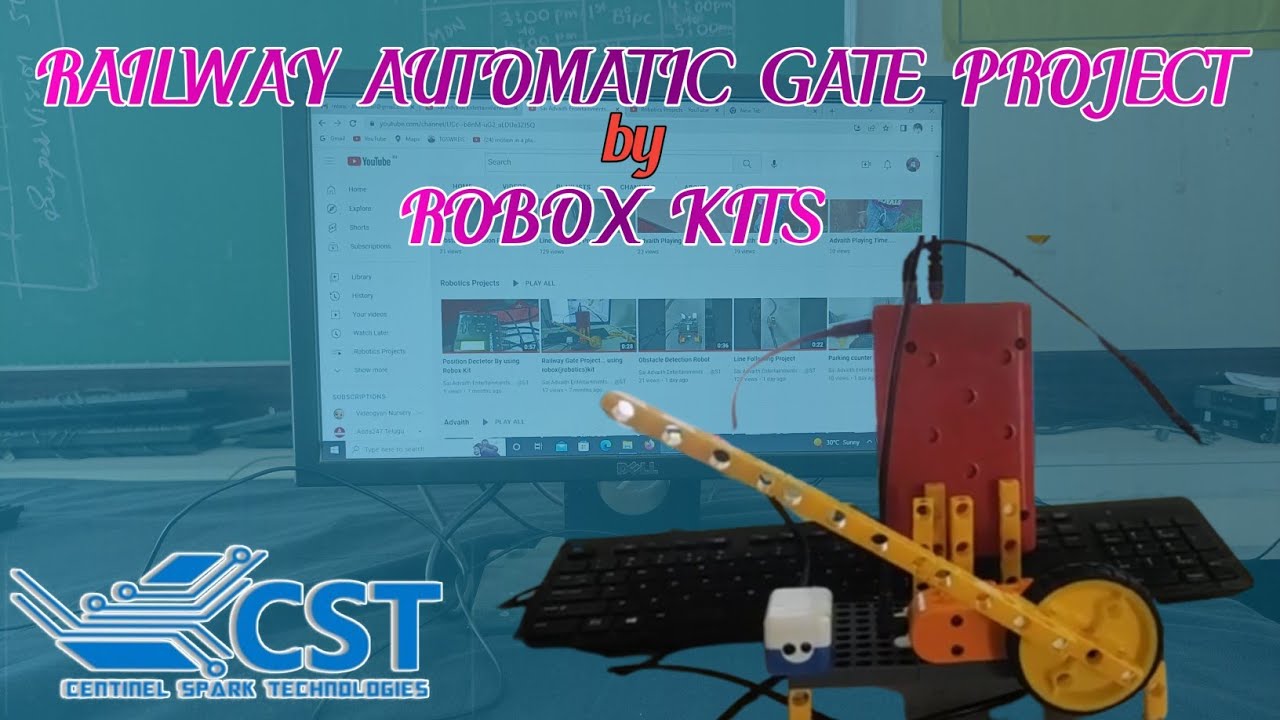 Railway Gate Project... using robox kit - YouTube