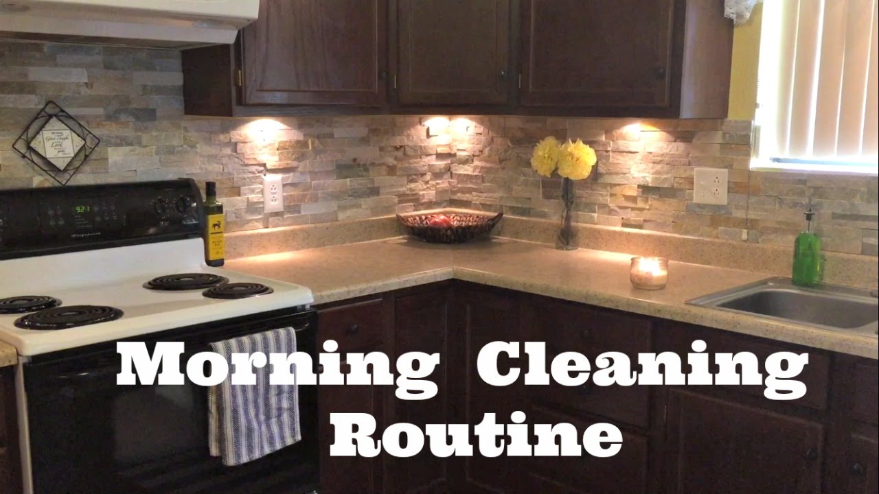 Morning Cleaning Routine! | Clean With Me - YouTube
