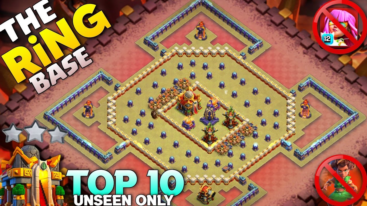 TOP 10 TH16 RING BASE LINK ! BEST TH16 WAR BASE LINK 2024 ! TH16 LEGEND ...