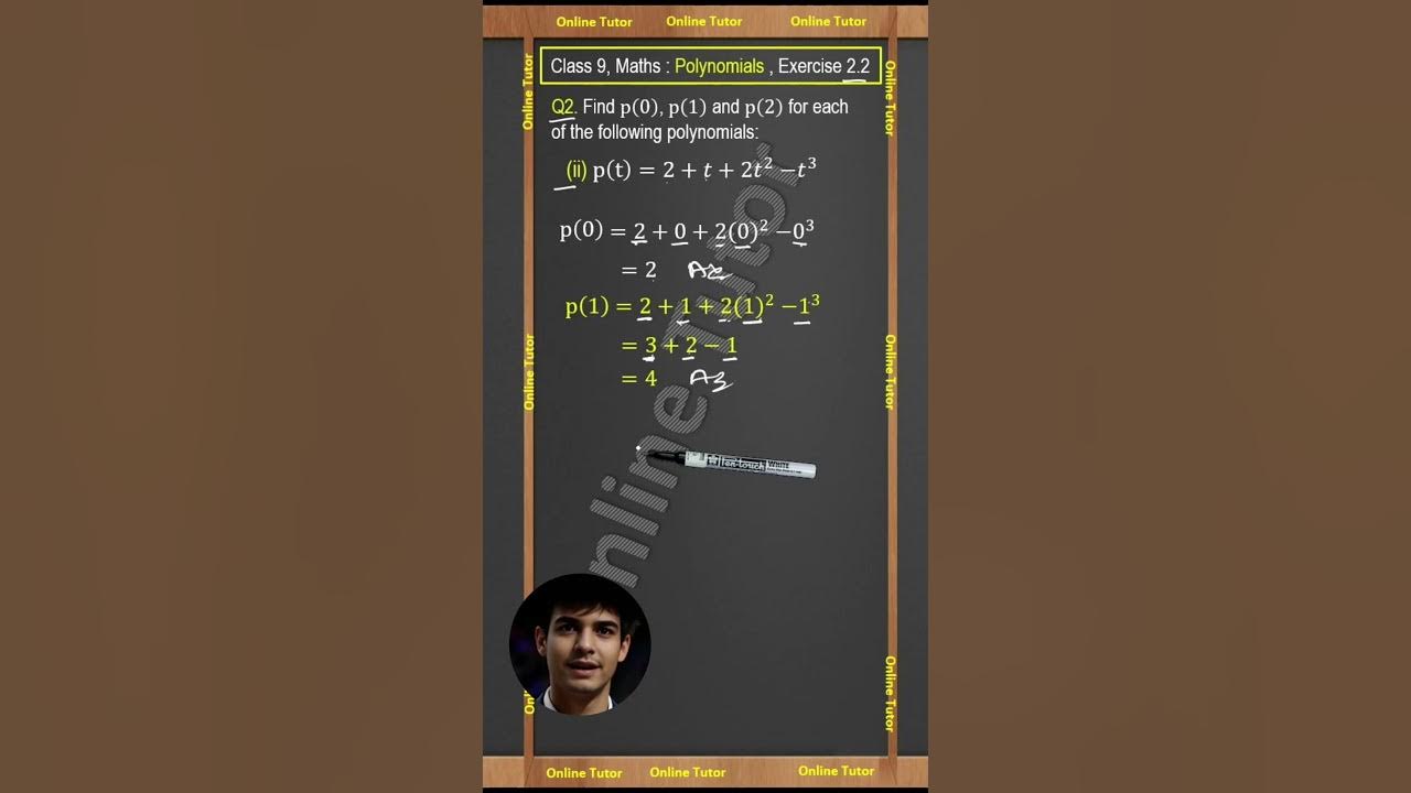 Q2_ii Ex 2.2, class 9 Math, Polynomials. - YouTube