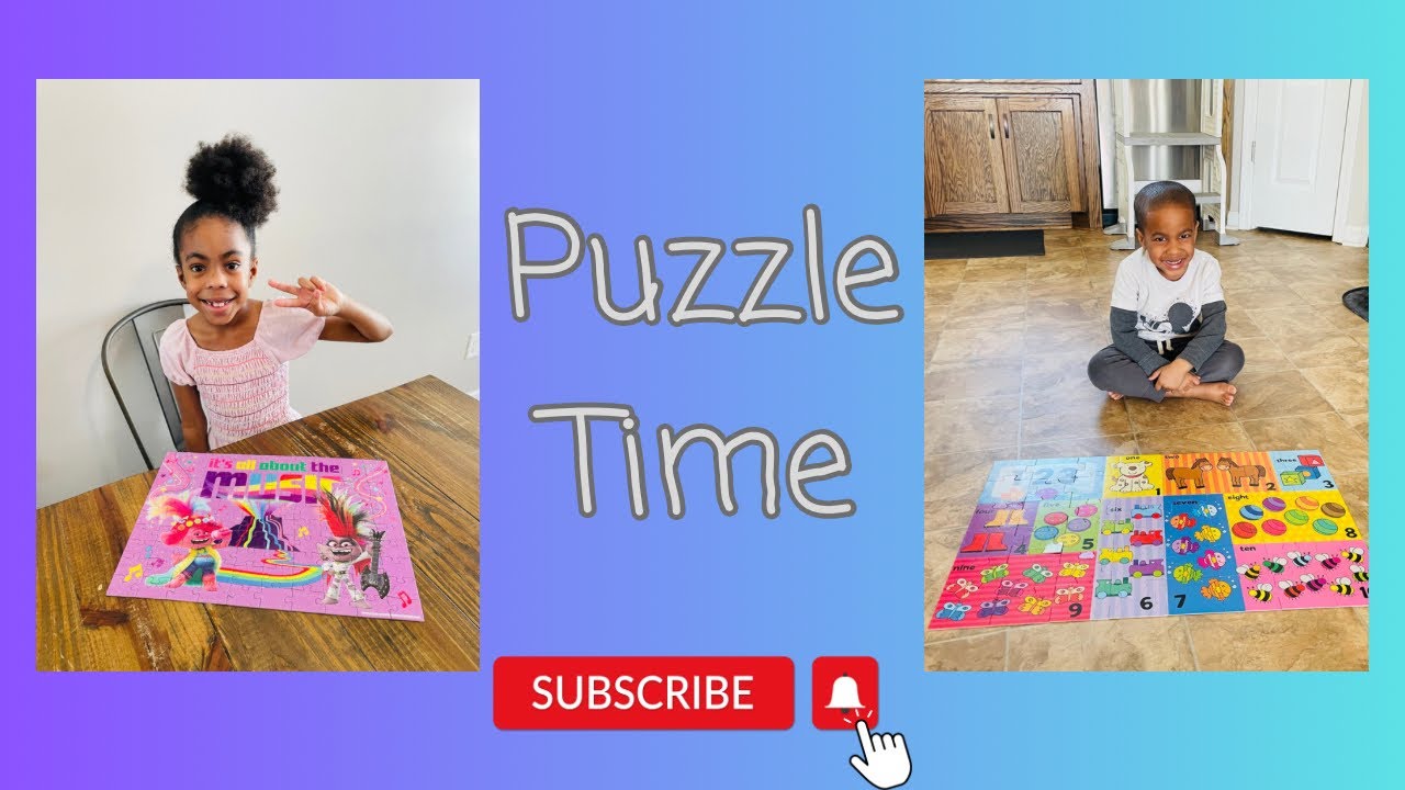 Our Son Completes His First Puzzle | Family Vlog - YouTube