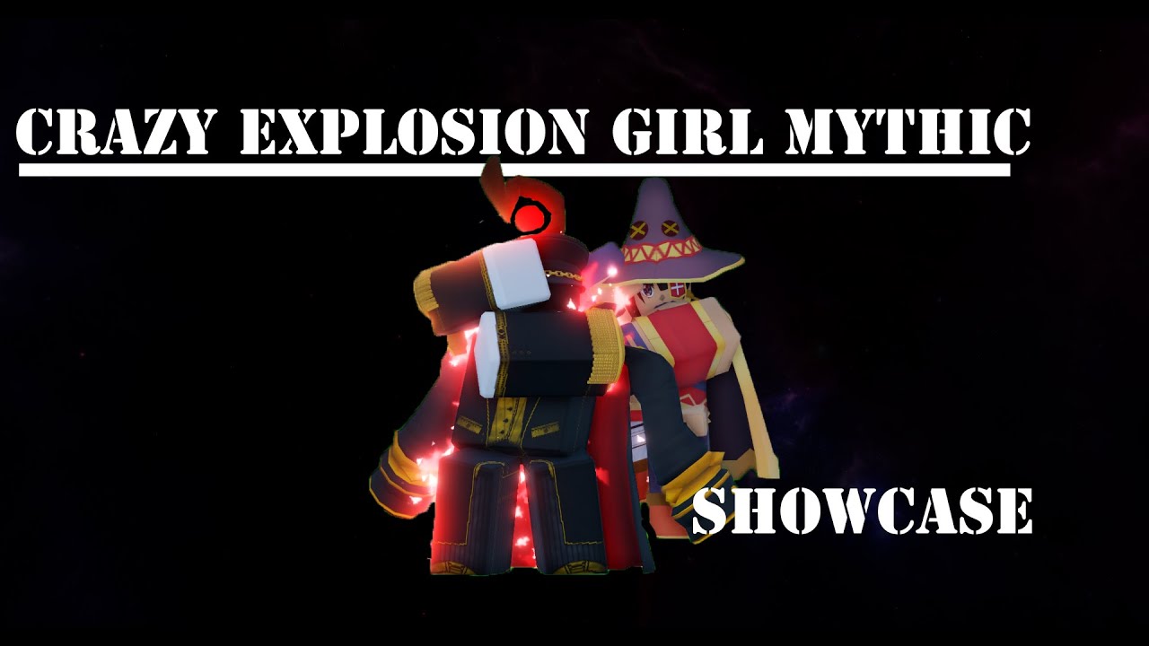 AUT Roblox: Crazy Explosion Girl Mythic Showcase - YouTube