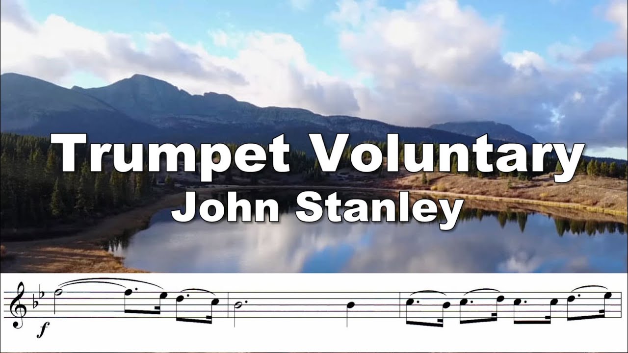 Trumpet Voluntary, a nice Baroque music style Bb trumpet tune. - YouTube