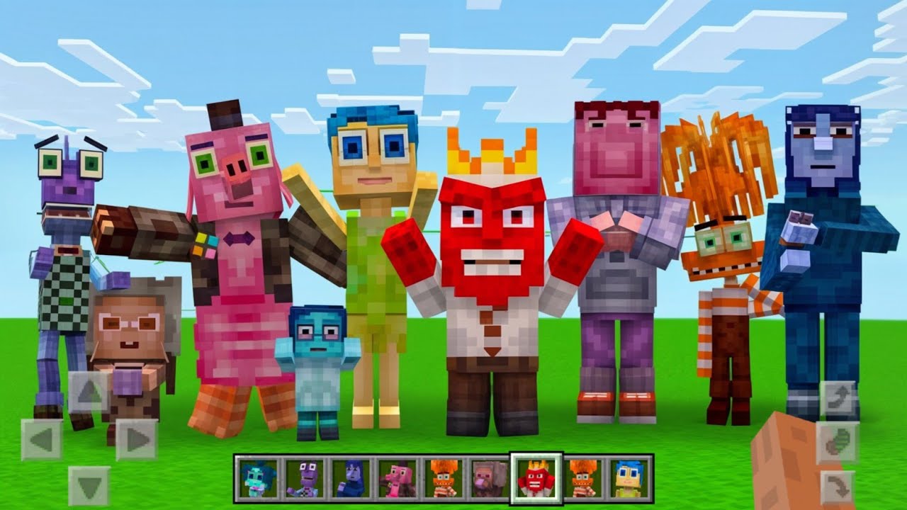 Inside Out 2 Addon in Minecraft PE - YouTube