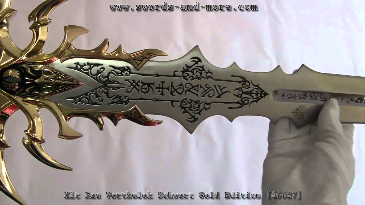 Kit Rae Vorthelok Schwert Gold Edition [40027] - YouTube