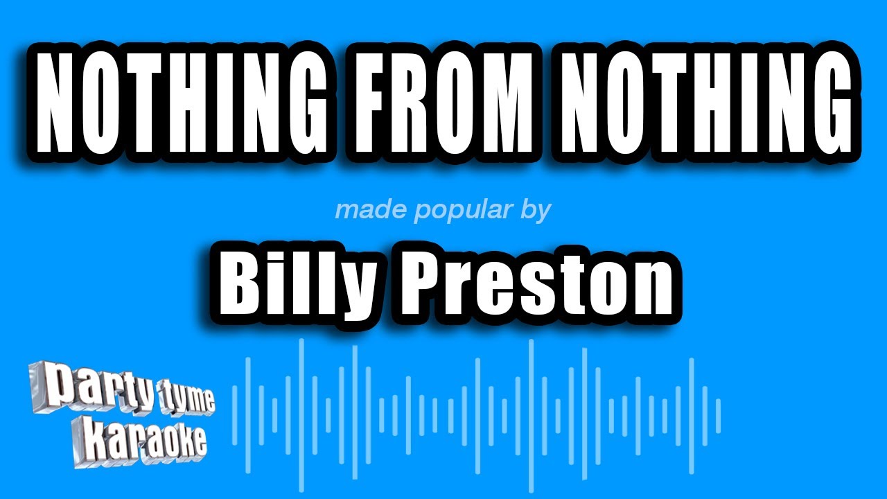 Billy Preston - Nothing From Nothing (Karaoke Version) - YouTube