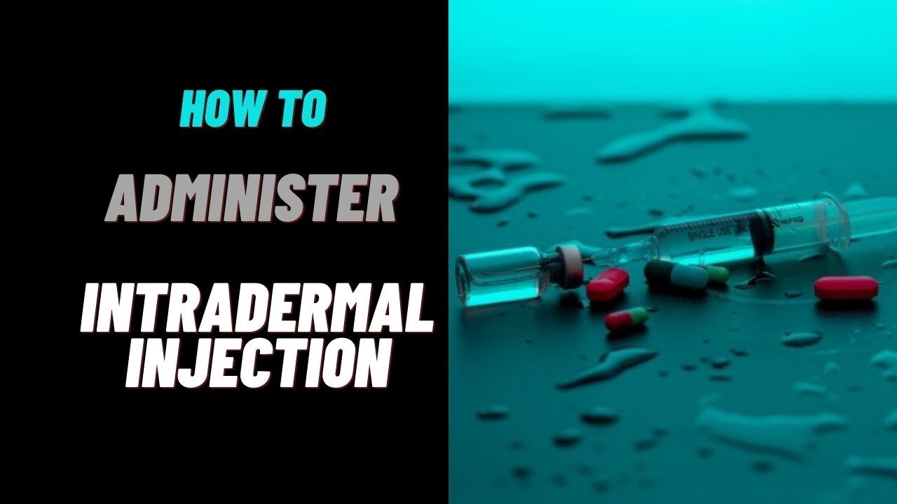 ID injection administration - YouTube