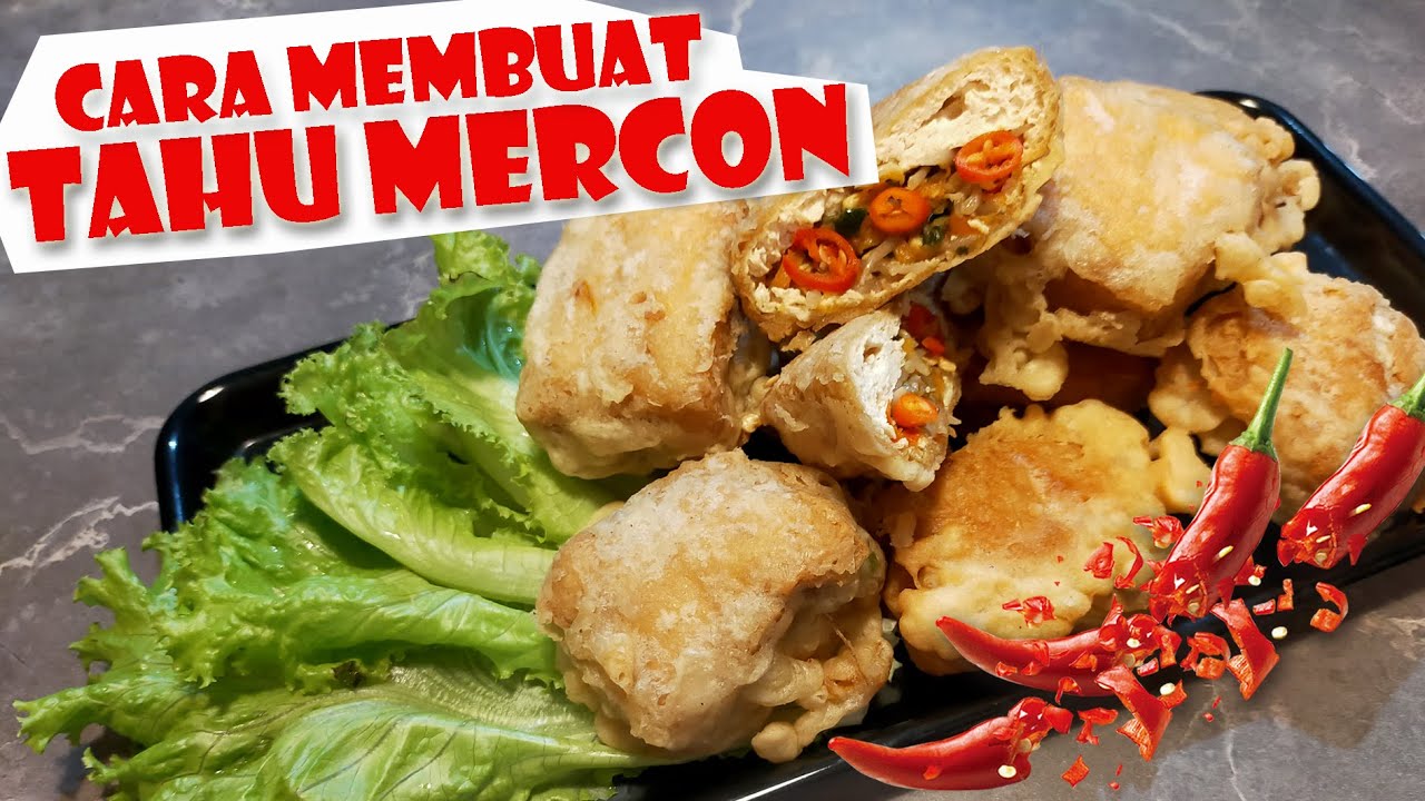Cara Membuat Tahu Mercon - YouTube