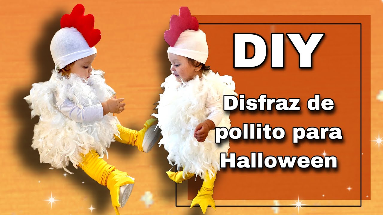 DIY disfraz de pollito para Halloween 🎃 - YouTube