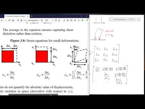 L07 Kinematic equations: relationship between strains and displacements ...