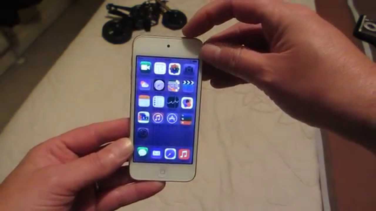I Pod Touch 5th Generation Screen Fading - YouTube