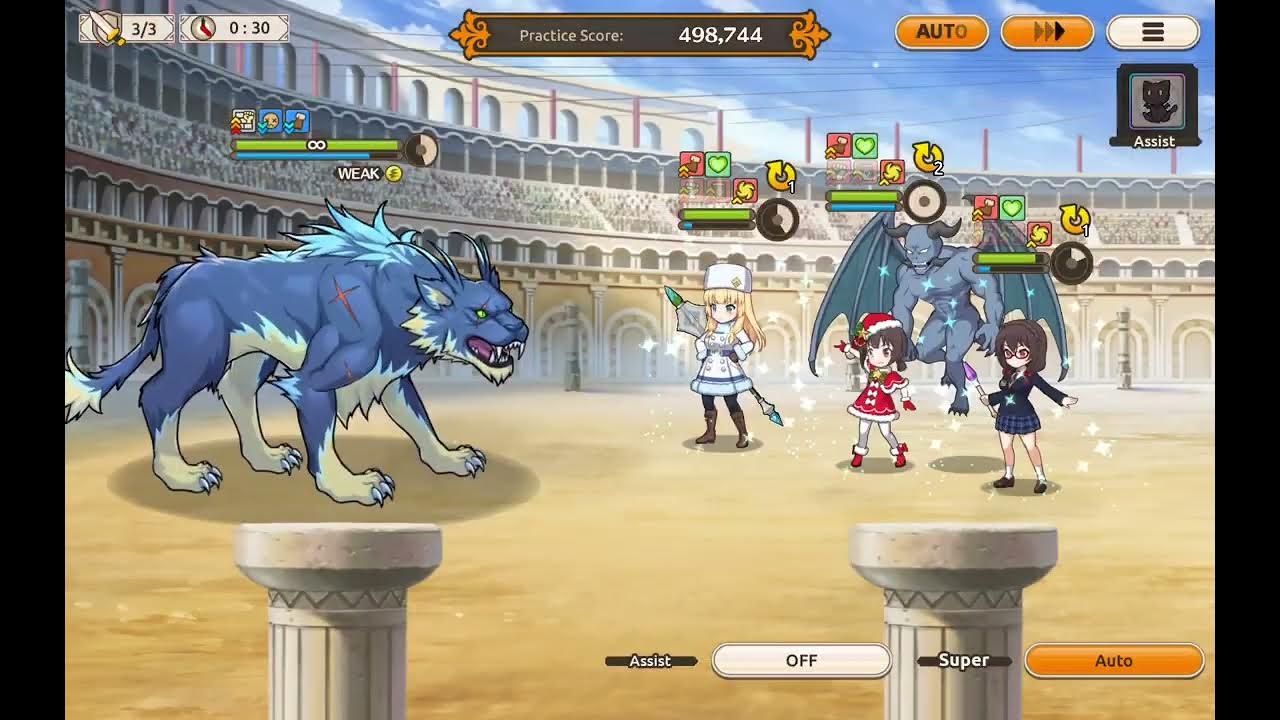 Konosuba Battle Arena | Midlevel Water Bane | 899k DMG | Full Auto ...