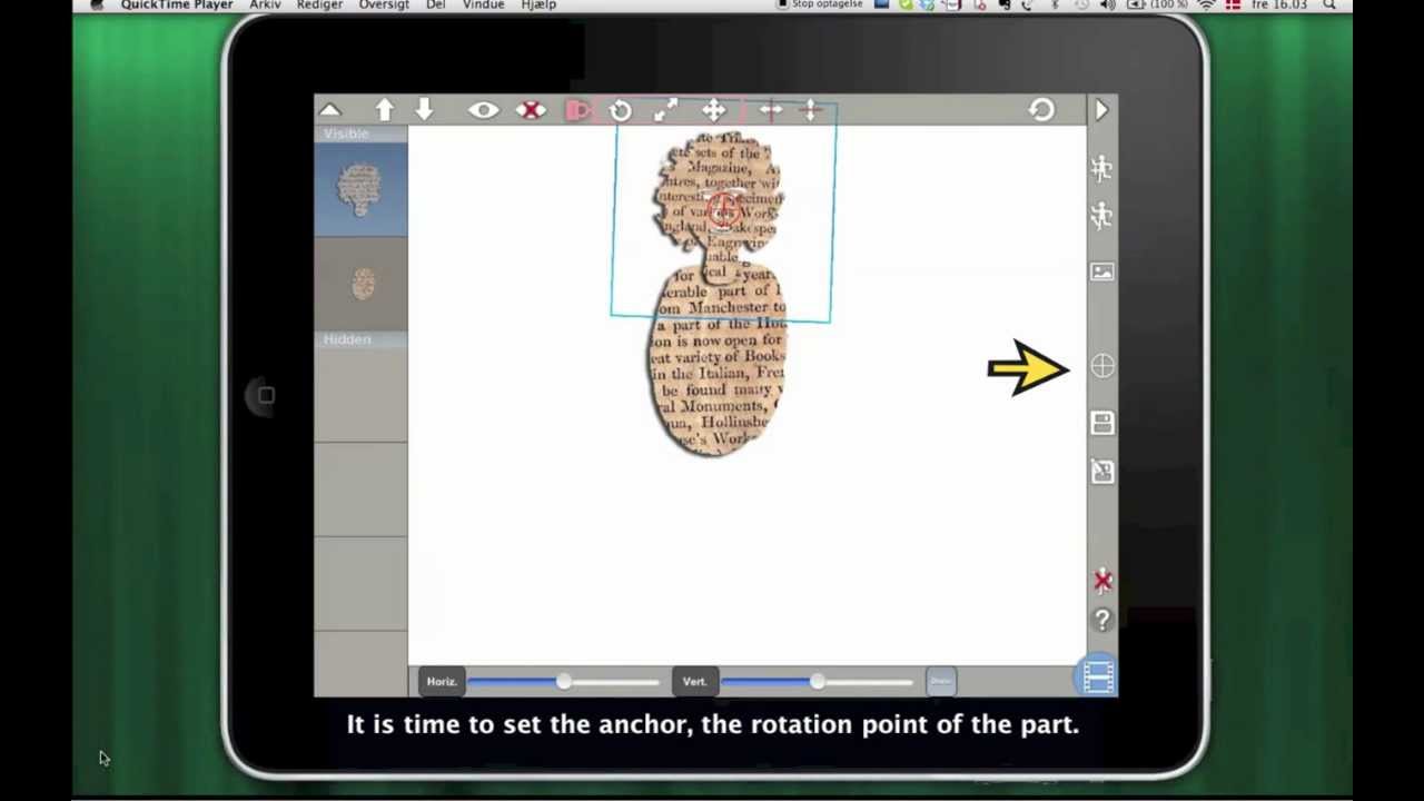 Animation on iPad, Cutout Tutorial, iAnimate Pro .mov - YouTube