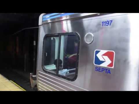 SEPTA Market-Frankford-Line Subway Train & Route 13 Kawasaki Trolley at ...