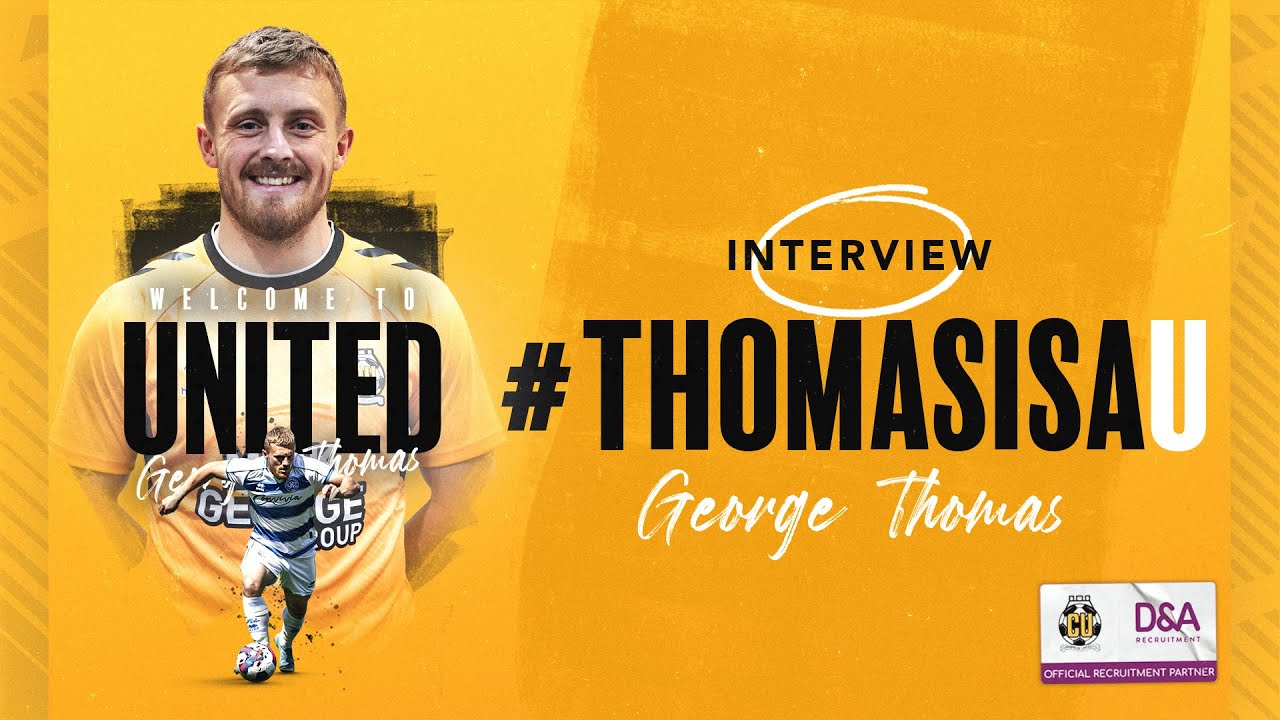 THOMAS IS A U! 💪 | George Thomas makes deadline day switch | Interview ...