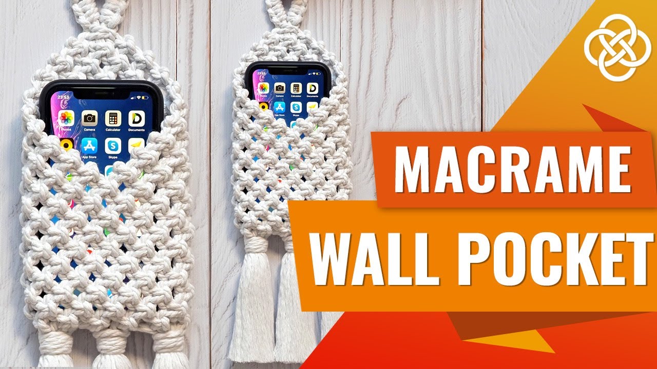 Macrame Pocket DIY | Macrame DIY | Macrame Pocket Wall Hanging - YouTube