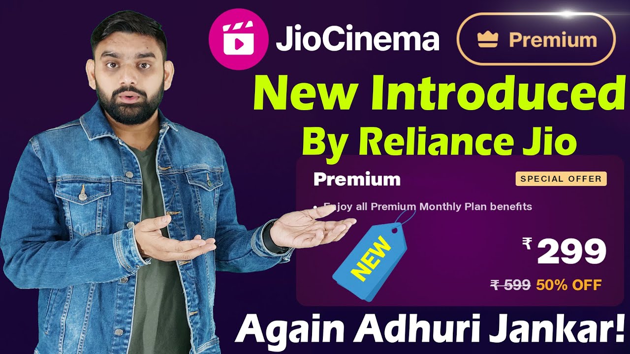 Reliance Jio Introduce New Plan Rs.299 For Jio Cinema | Jio Cinema Rs ...