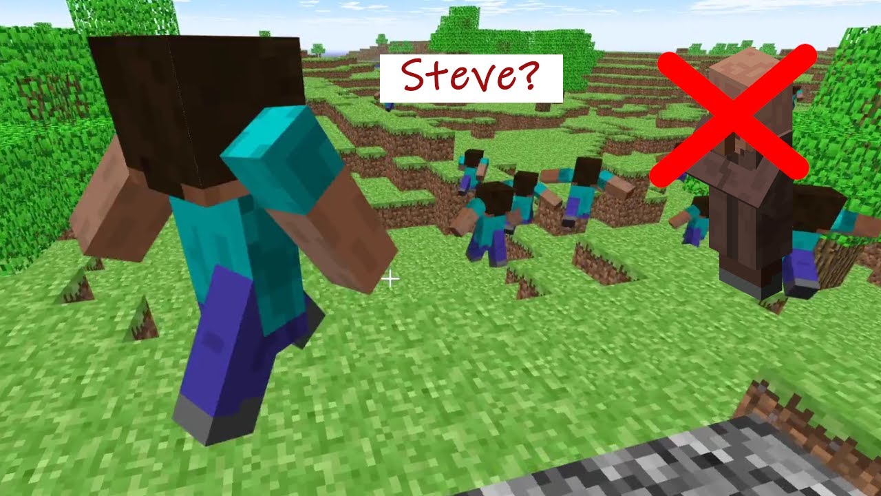 Millions of Steves in Minecraft!?!?! - YouTube